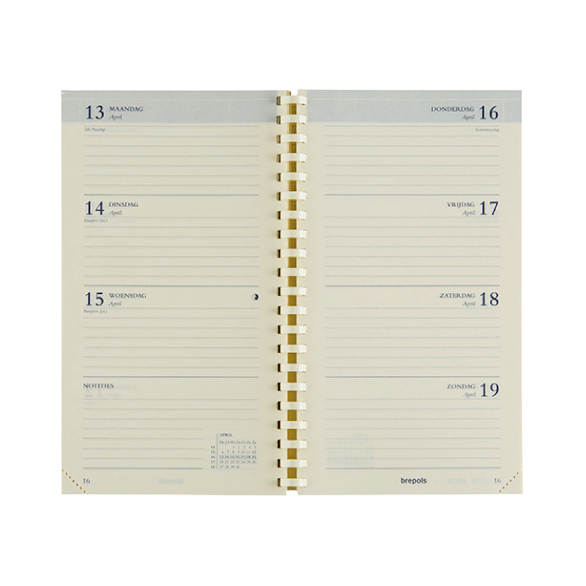 Brepols Agendavulling 2026 Interplan – P.W. Akkerman Den Haag