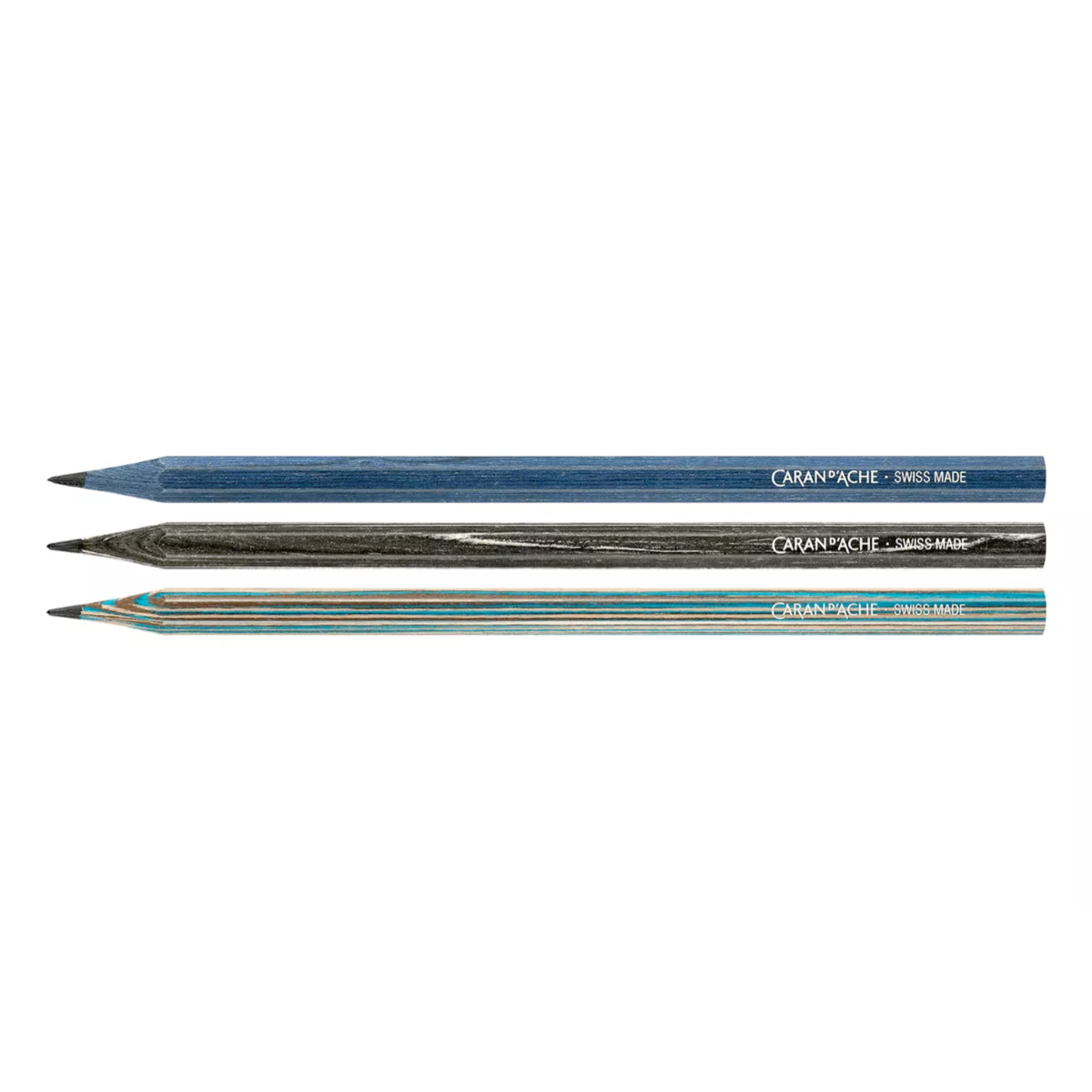 Caran d'Ache Alpine Frost Set van 3 HB Potloden met Geur – P.W ...
